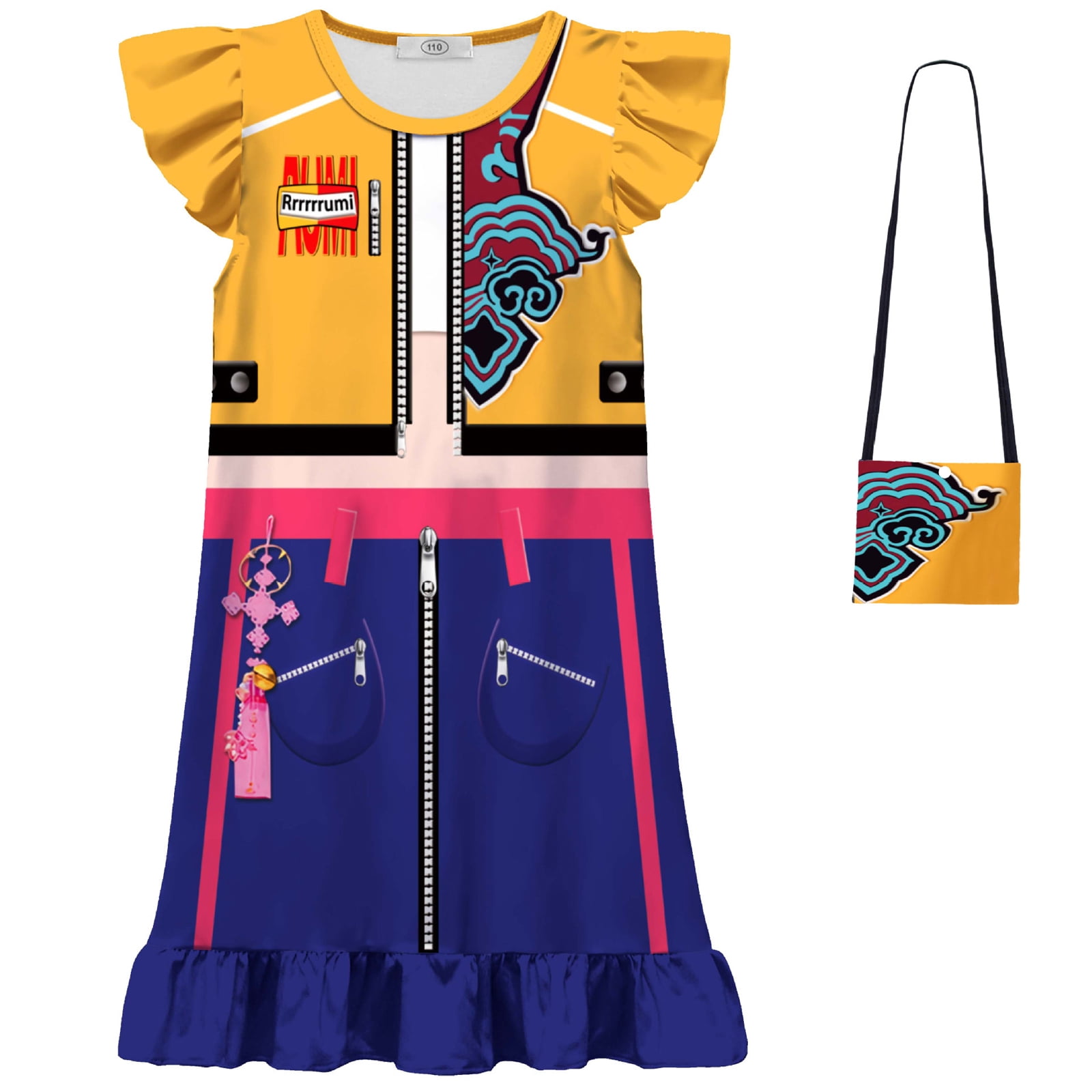2025 New Pop Stars Demon Hunters Princess Dress for Girls, Pop Singer ...