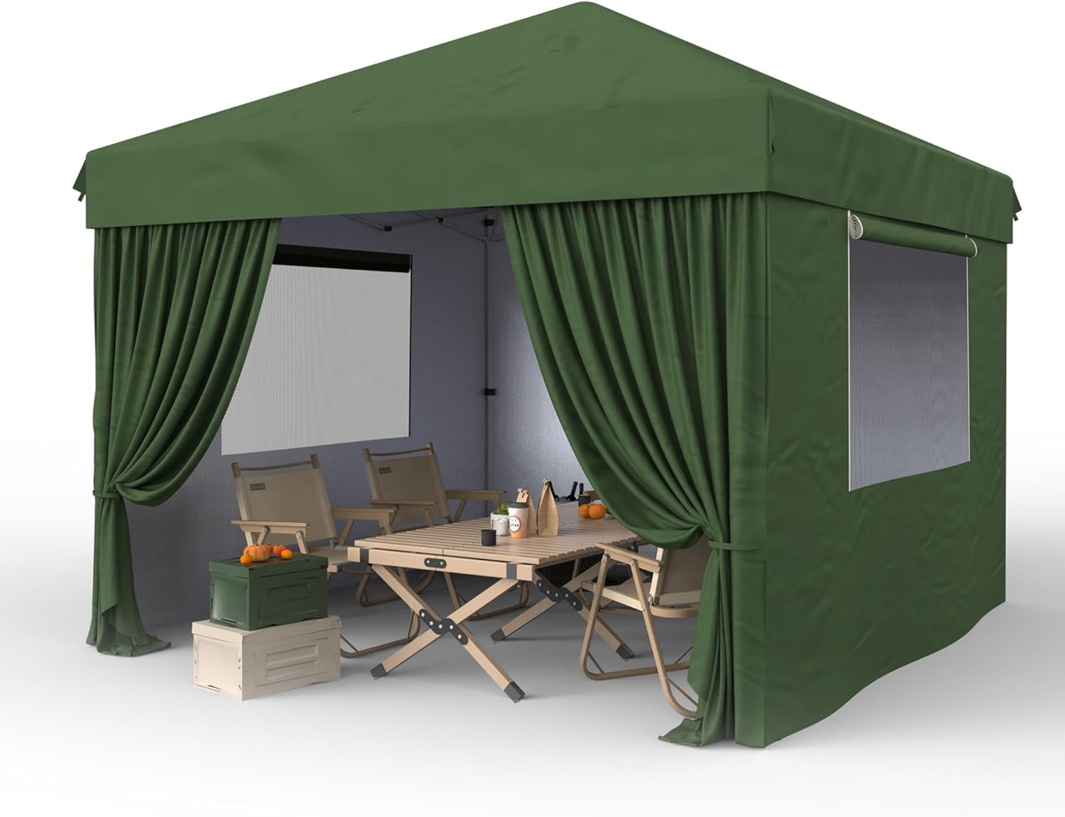 2025 New Pop Up Canopy 10'x10' Commercial Instant Canopies Outdoor Tent ...