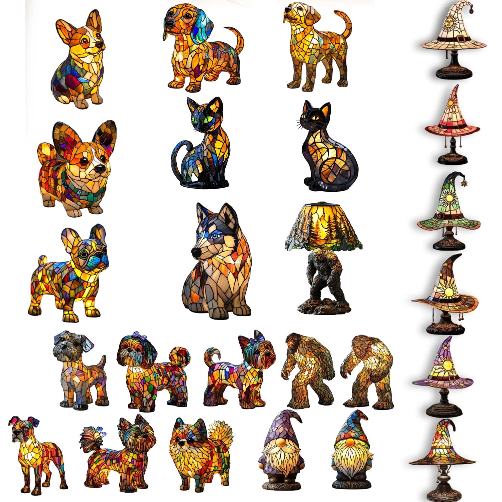 2025 New Popular Cat Lamp, Dachshund Lamp, Bigfoot Lamp, Unique ...