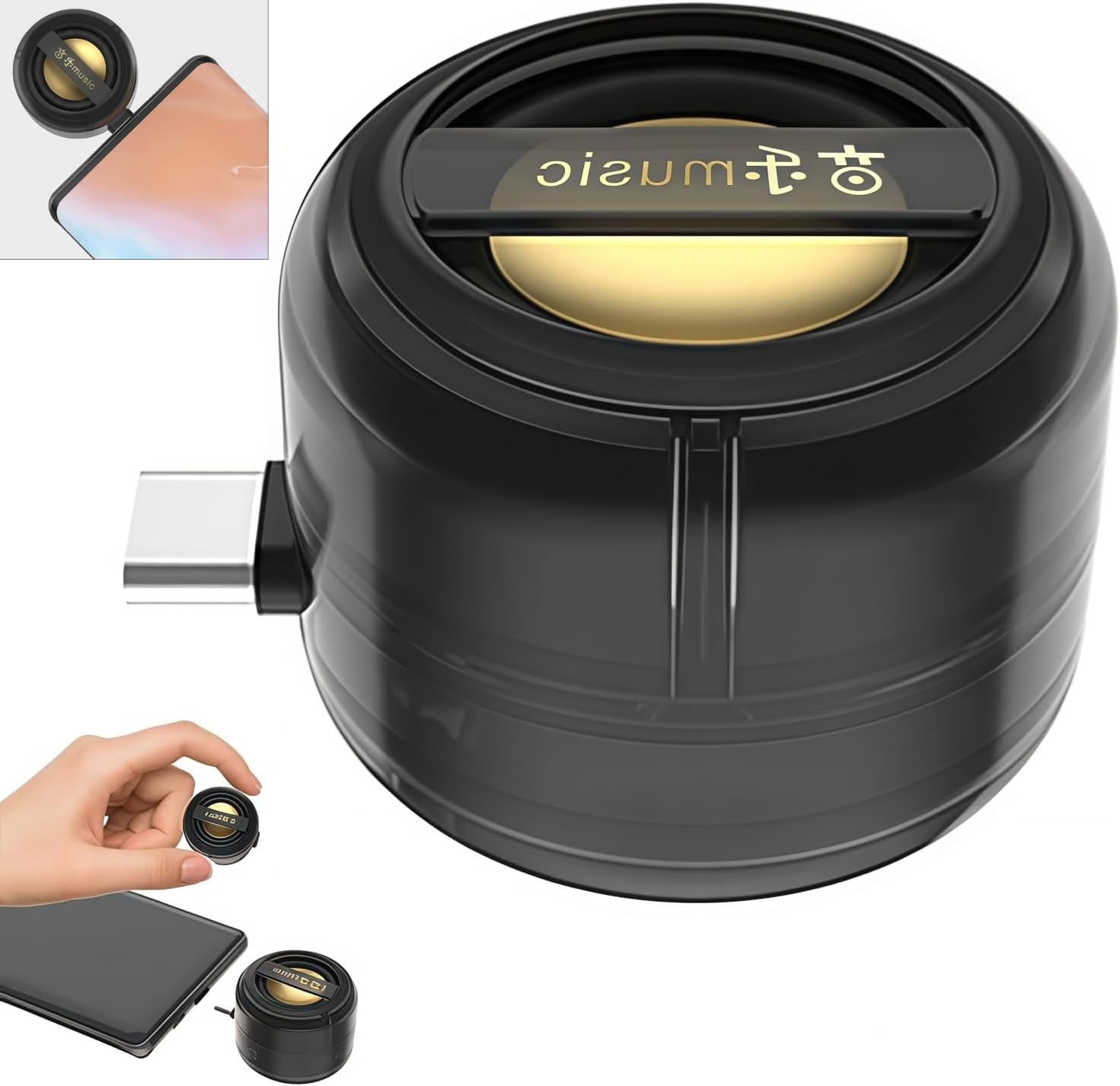 2025 New Portable 5X Speaker Amplifier Plug & Play for Music/Calls for ...