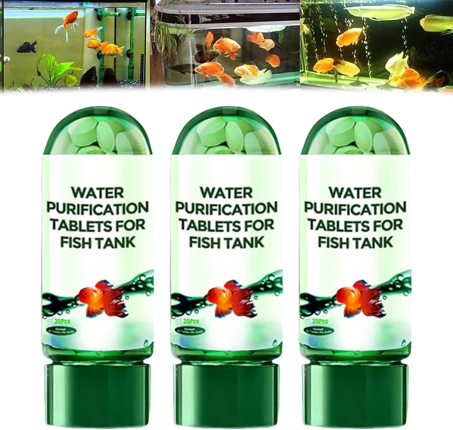 2025 New Powerful Aquarium Water Purification Tablet, Portable Aqua ...