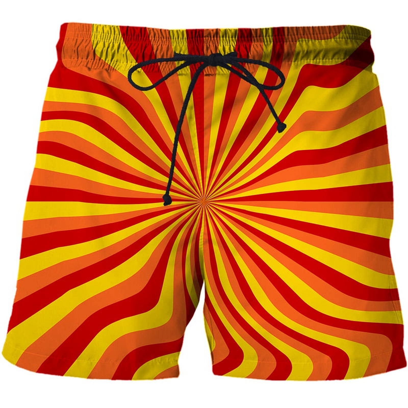 2025 New Psychedelic Short Pants Women Men Kid 3D Printed Fashion Swim ...