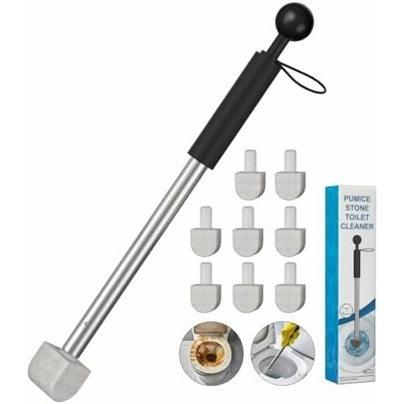 2025 New Pumice Toilet Cleaner 17inch with Handle - Toilet, Pool & Tub ...