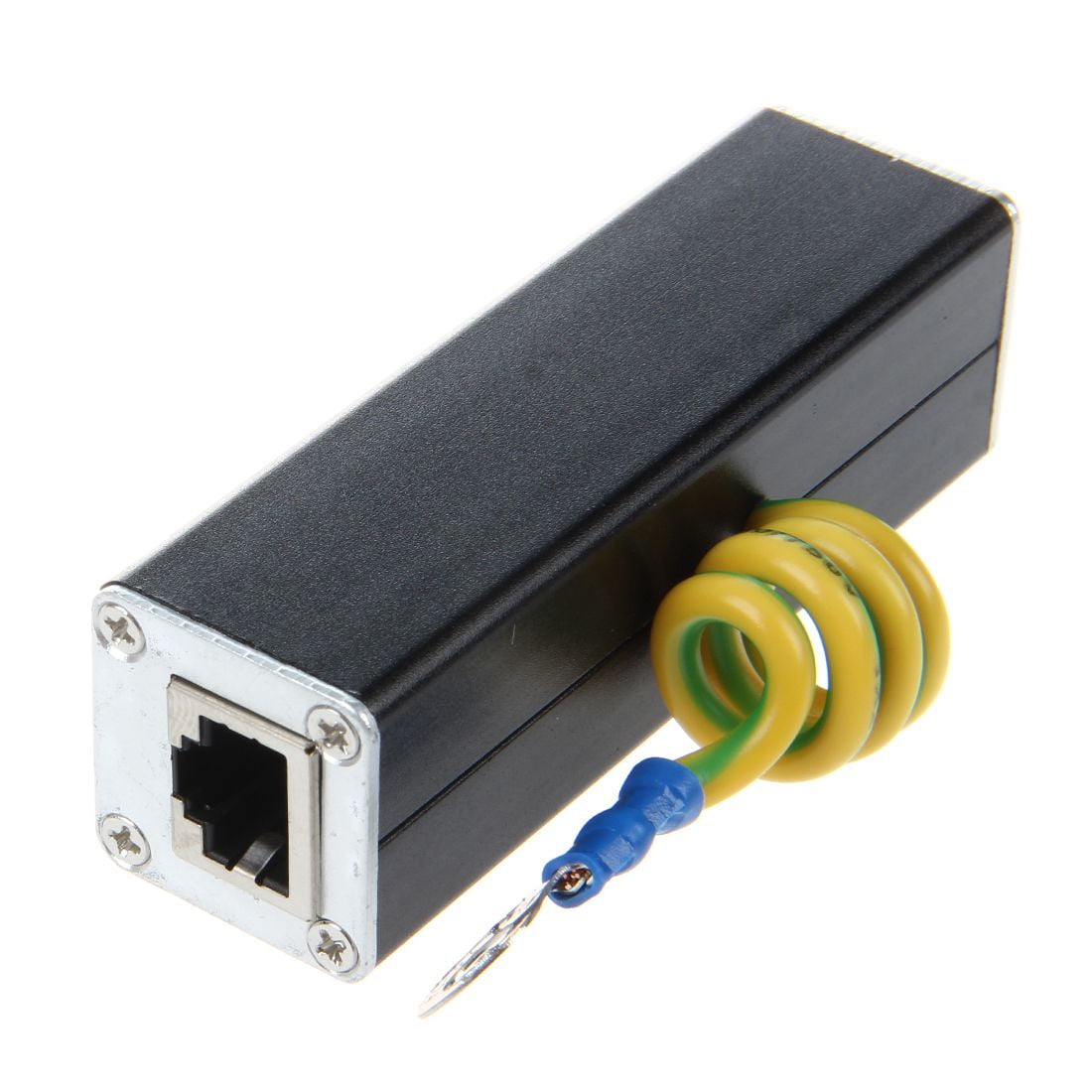 2025 New! RJ45 Plug Ethernet Network Surge Protector Arrester 100MHz ...