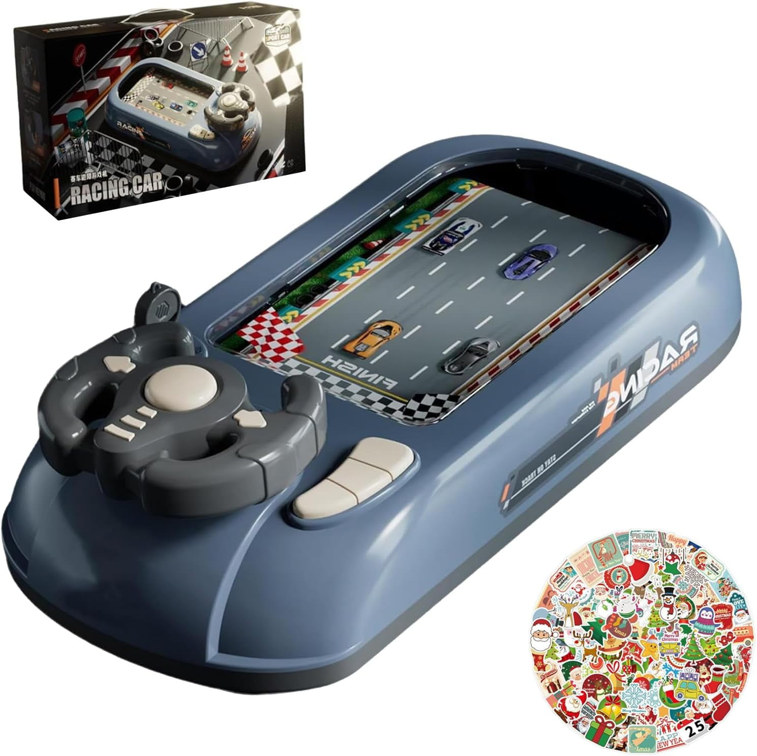 2025 New Racing Adventure Car Steering Wheel Toy, Steerjoy Driving ...