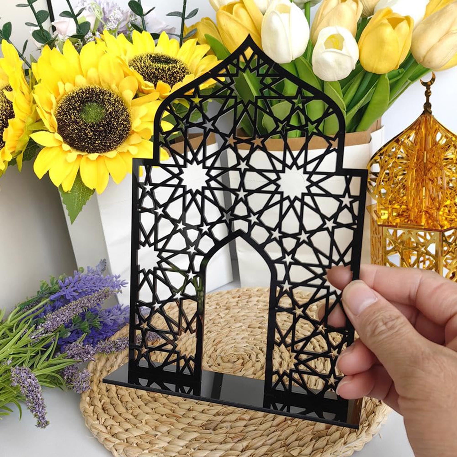 2025 New Ramadan Mosque Decorative Acrylic Statues, Ramadan Decorations ...