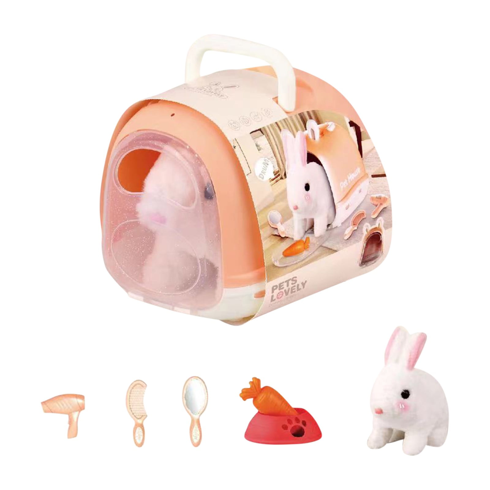 2025 New Realistic Bunny Toy for Easter, Interactive Jumping and ...