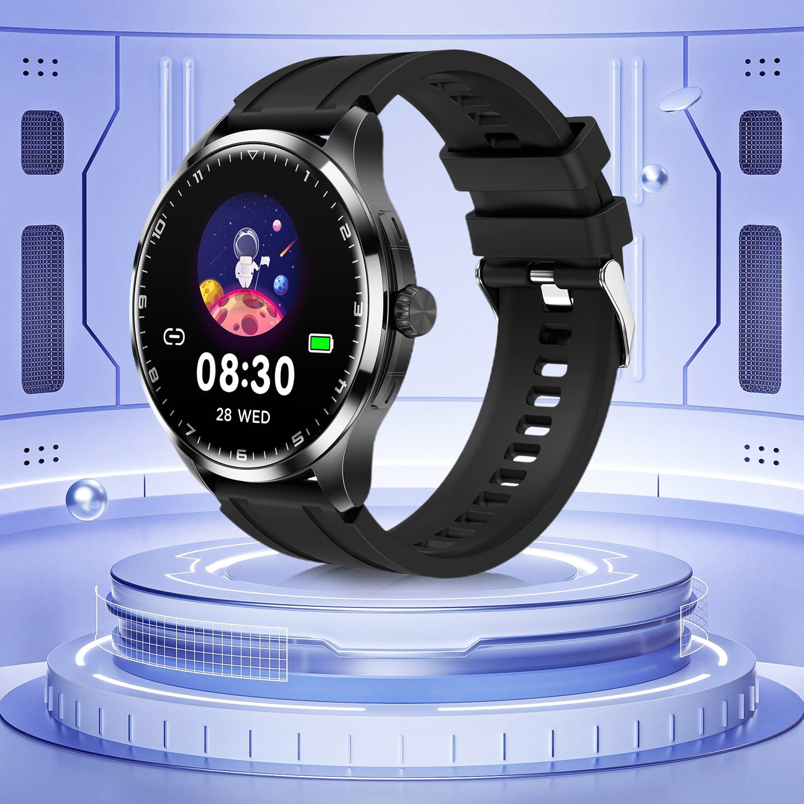 2025 New Release, 1.46 Inch Circular Full Color Screen Bluetooth Call ...