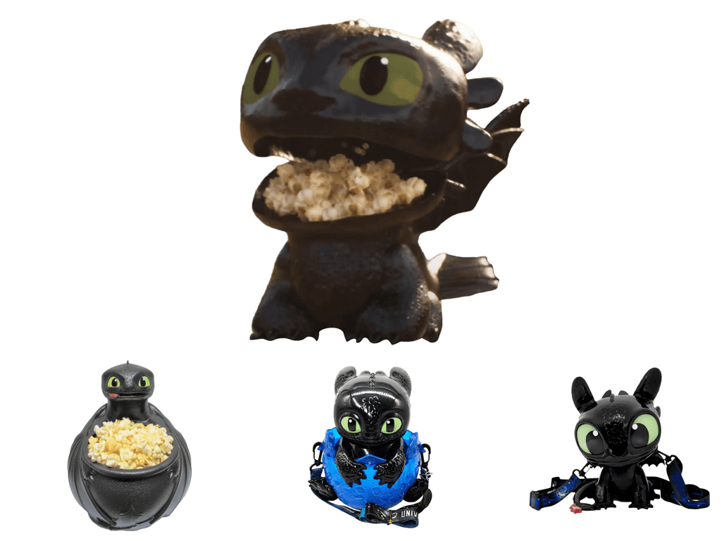2025 New Release! Dragon Popcorn Bucket Movie Edition How To Train Your ...