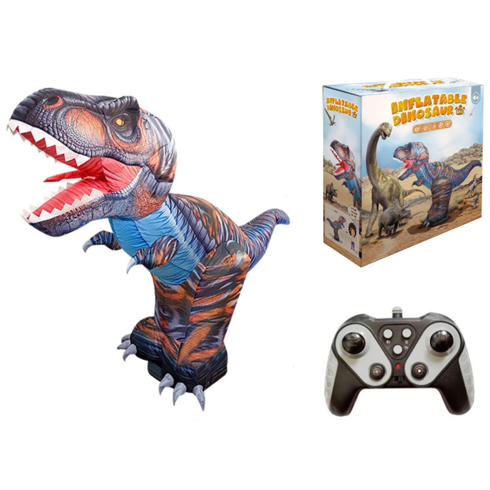 2025 New Remote Control Jurassic Inflatable Big Dinosaur Toys for Kids ...