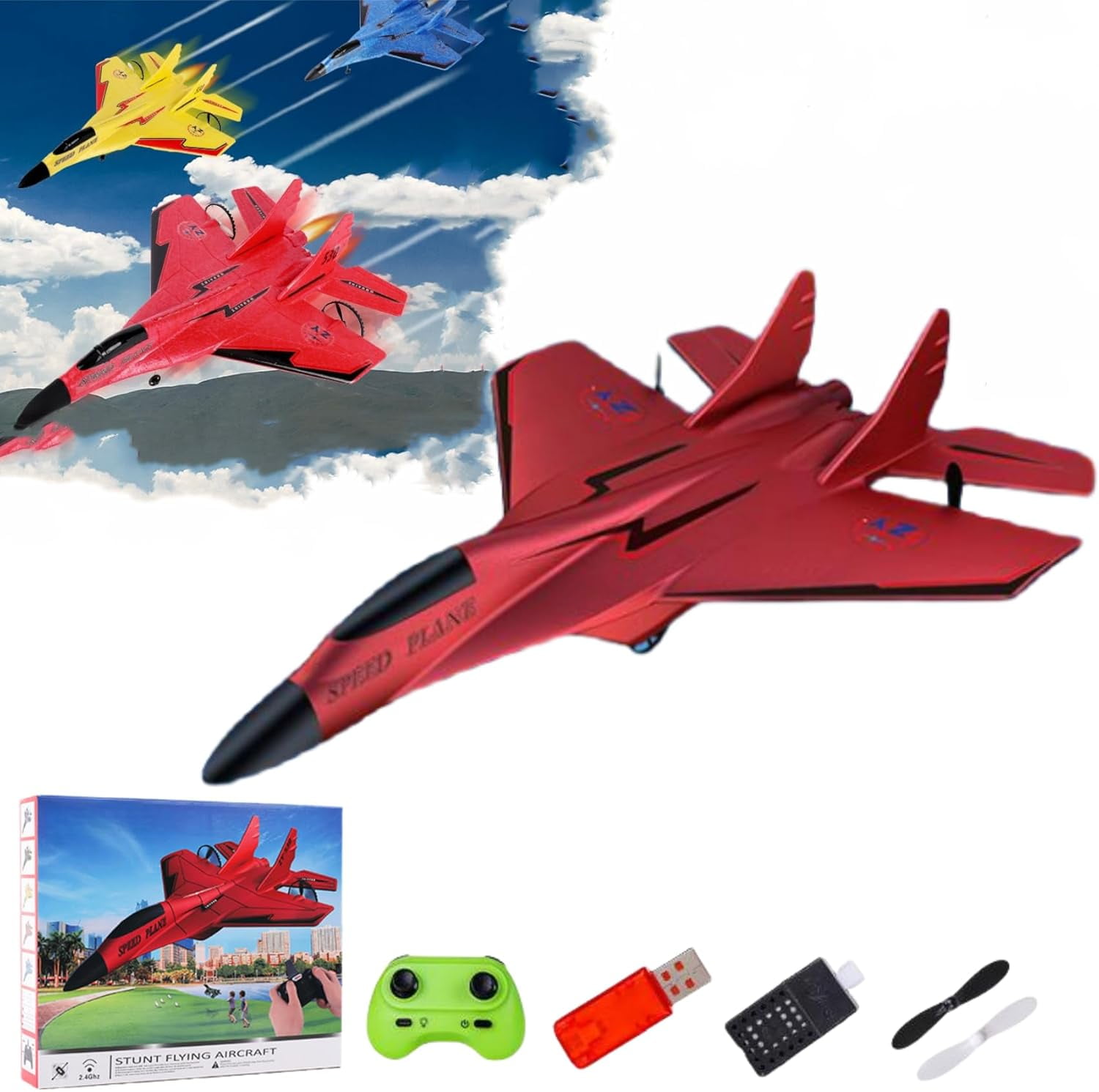 2025 New Remote Control Wireless Airplane Toy, Airplane Glider Plane ...