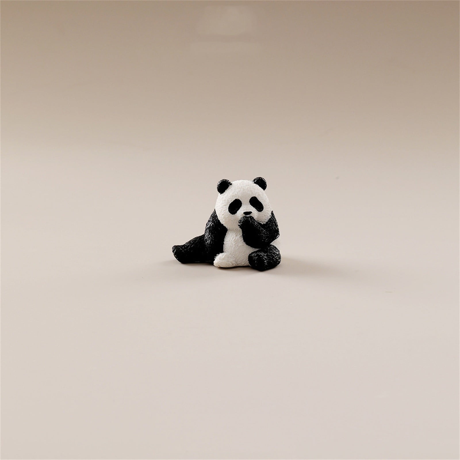 2025 New Resin Panda Figurine Desktop Ornament Cute Mini Bear Statue ...