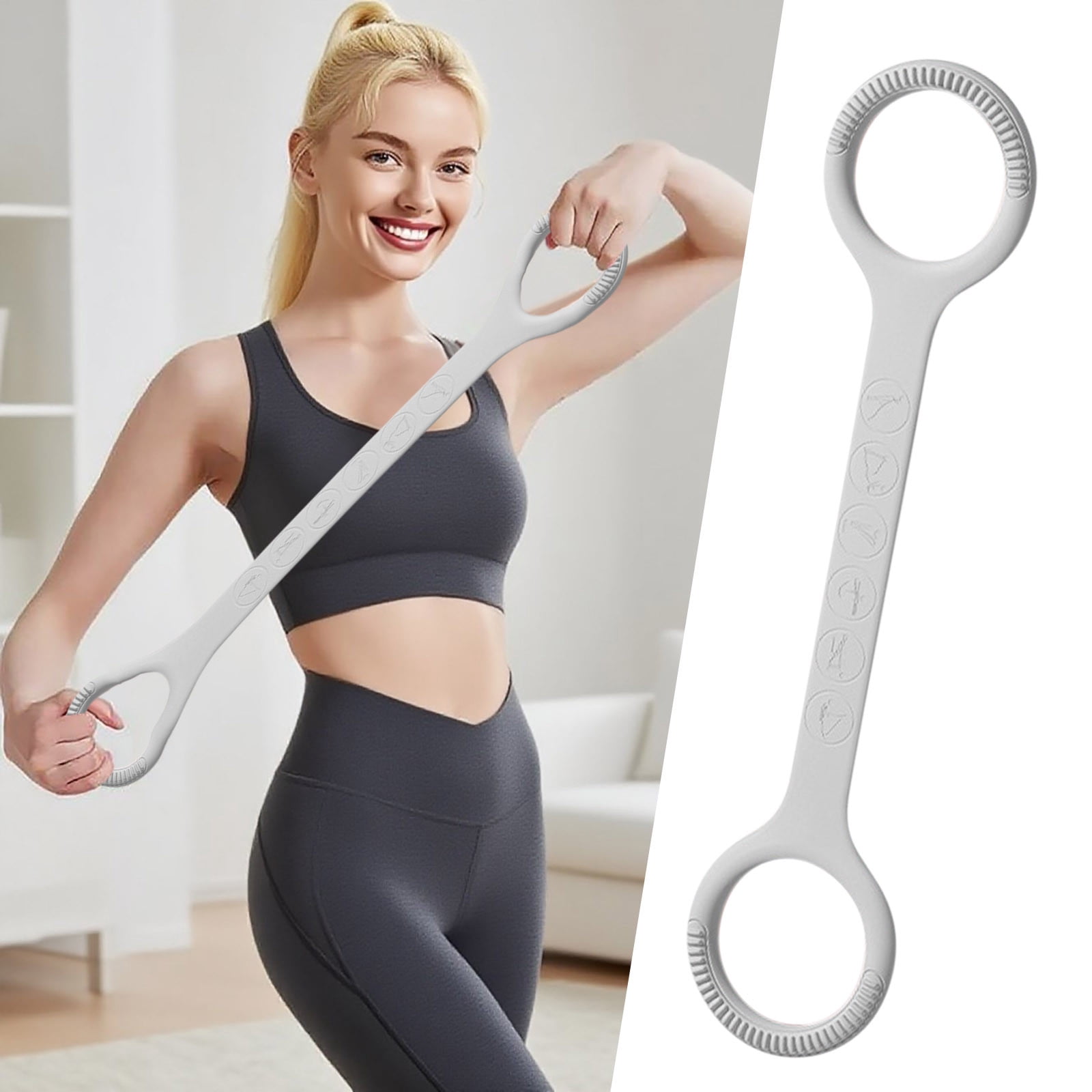 2025 New Resistance Band With Handles - 25Lb Silicone Exercise Band For ...