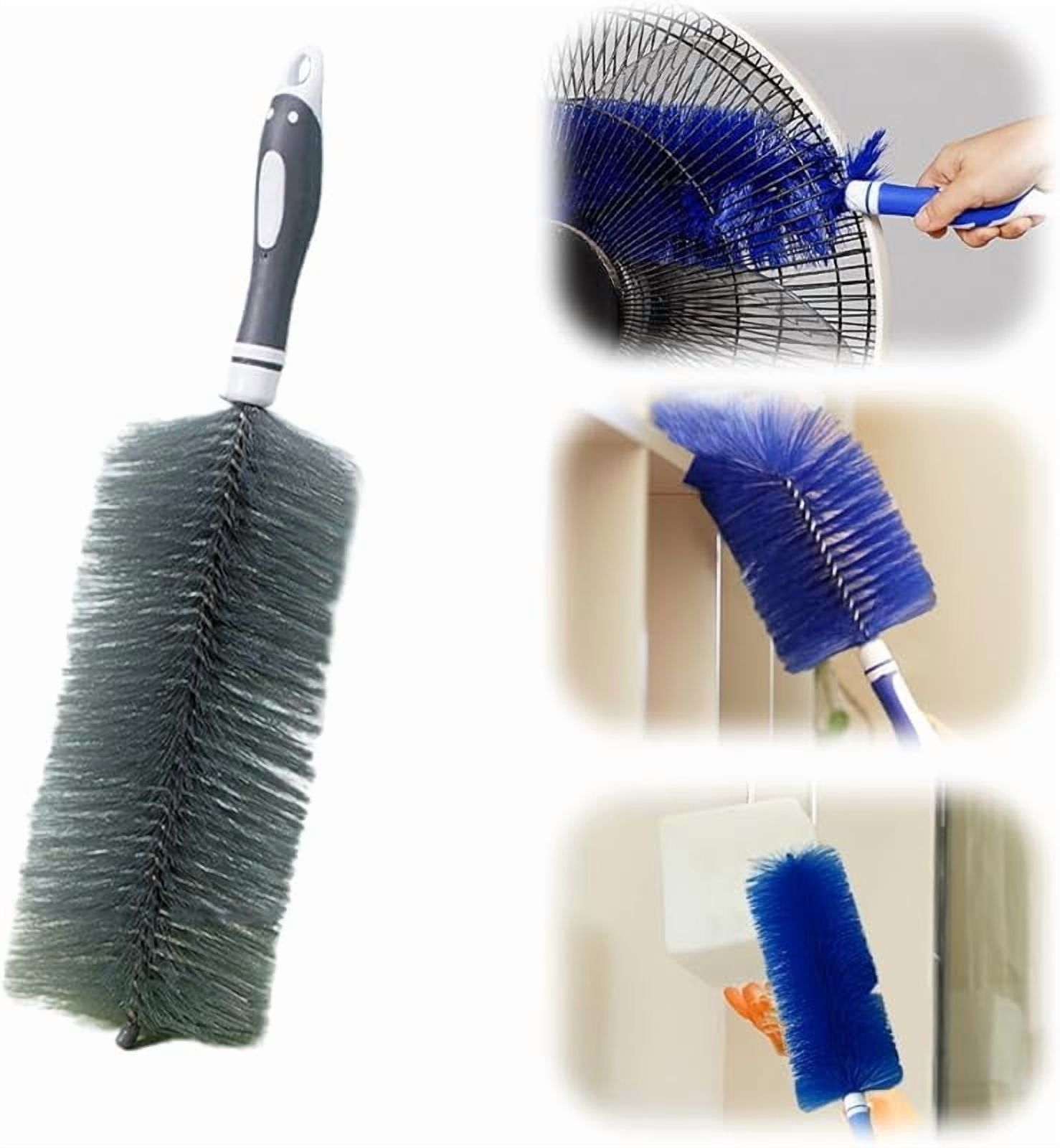 2025 New Reusable Fan Brush with Flexible Fine Bristles for Cleaning ...