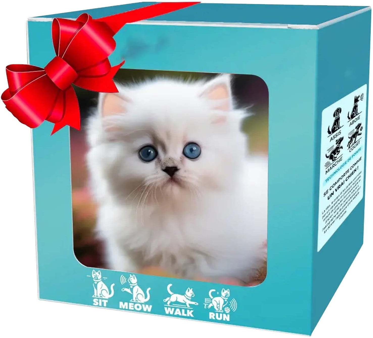 2025 New Robot Cat, Robot Cat That Acts Like A Real Cat, My Realistic ...