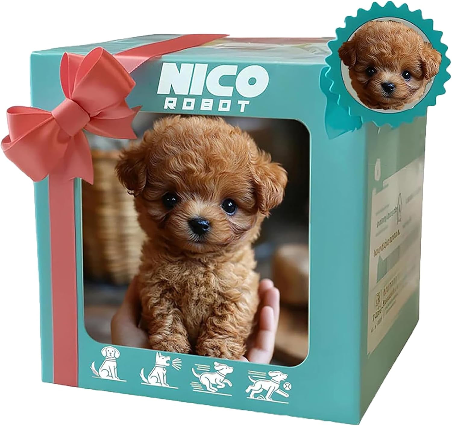 2025 New Robot Dog That Acts Like a Real Puppy, My Realistic Robot ...