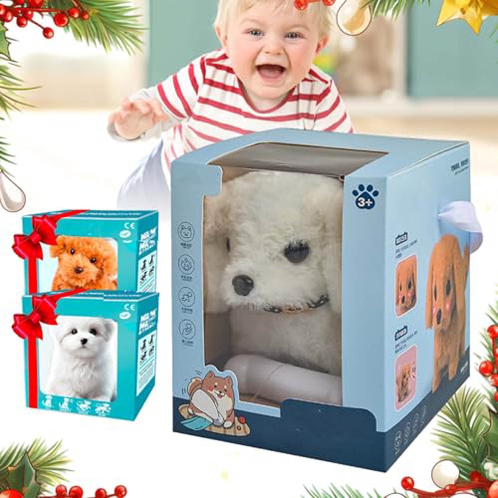 2025 New Robot Dog, Realistic Robot Puppy, AI Robotic Dog, My Realistic ...