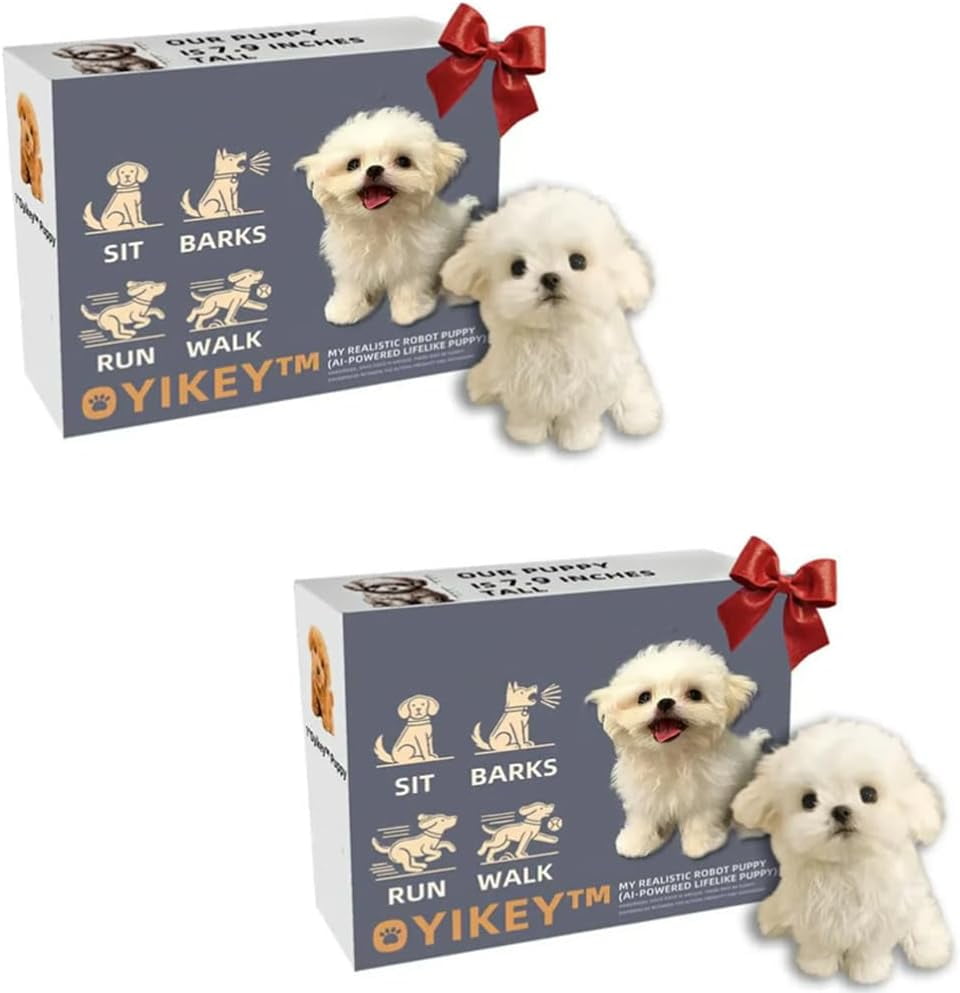 2025 New Robot Dog, Robot Puppy That Acts Like A Real Puppy, Nicoo - My ...