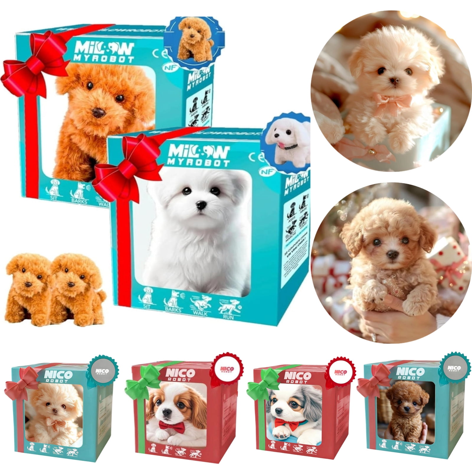 2025 New Robot Dog, Robot Puppy That Acts Like A Real Puppy, Nicoo - My Realistic RoboticPuppy ...