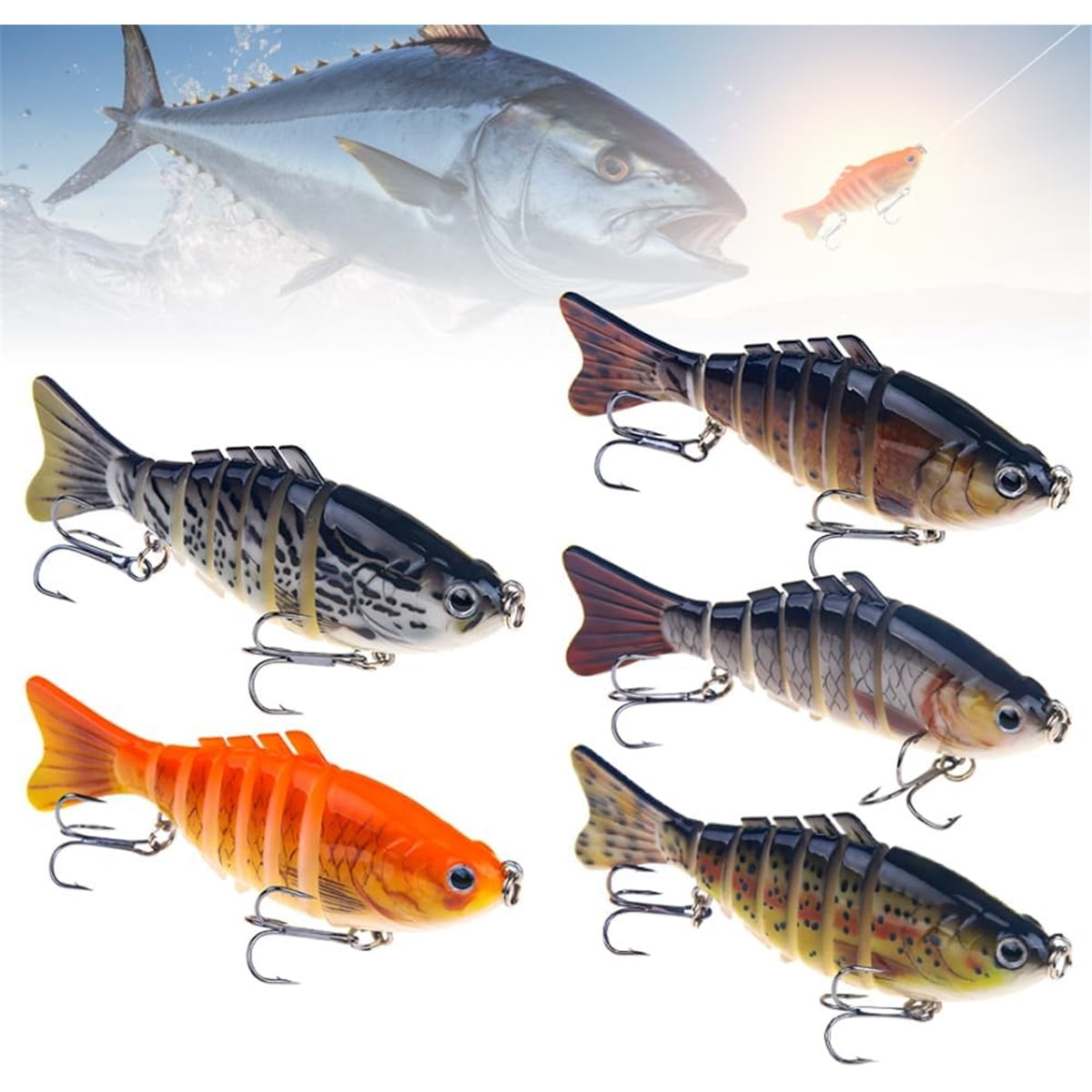 2025 New Robotic Fishing Lure, Robotic Swimming Bait for Freshwater ...