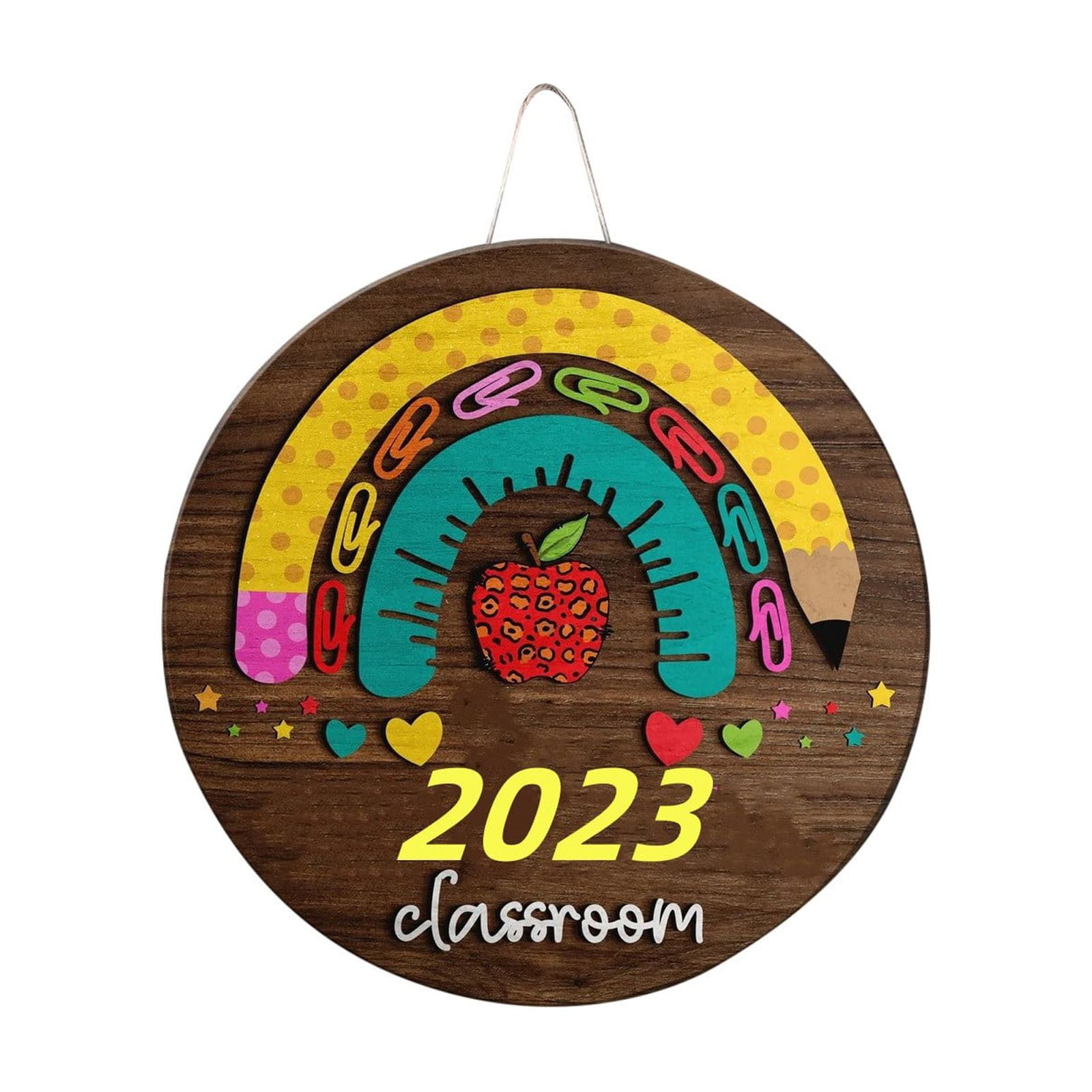 2025 New Ruler Pencil Fruit Rainbow Door Teaching Decoration Listing ...