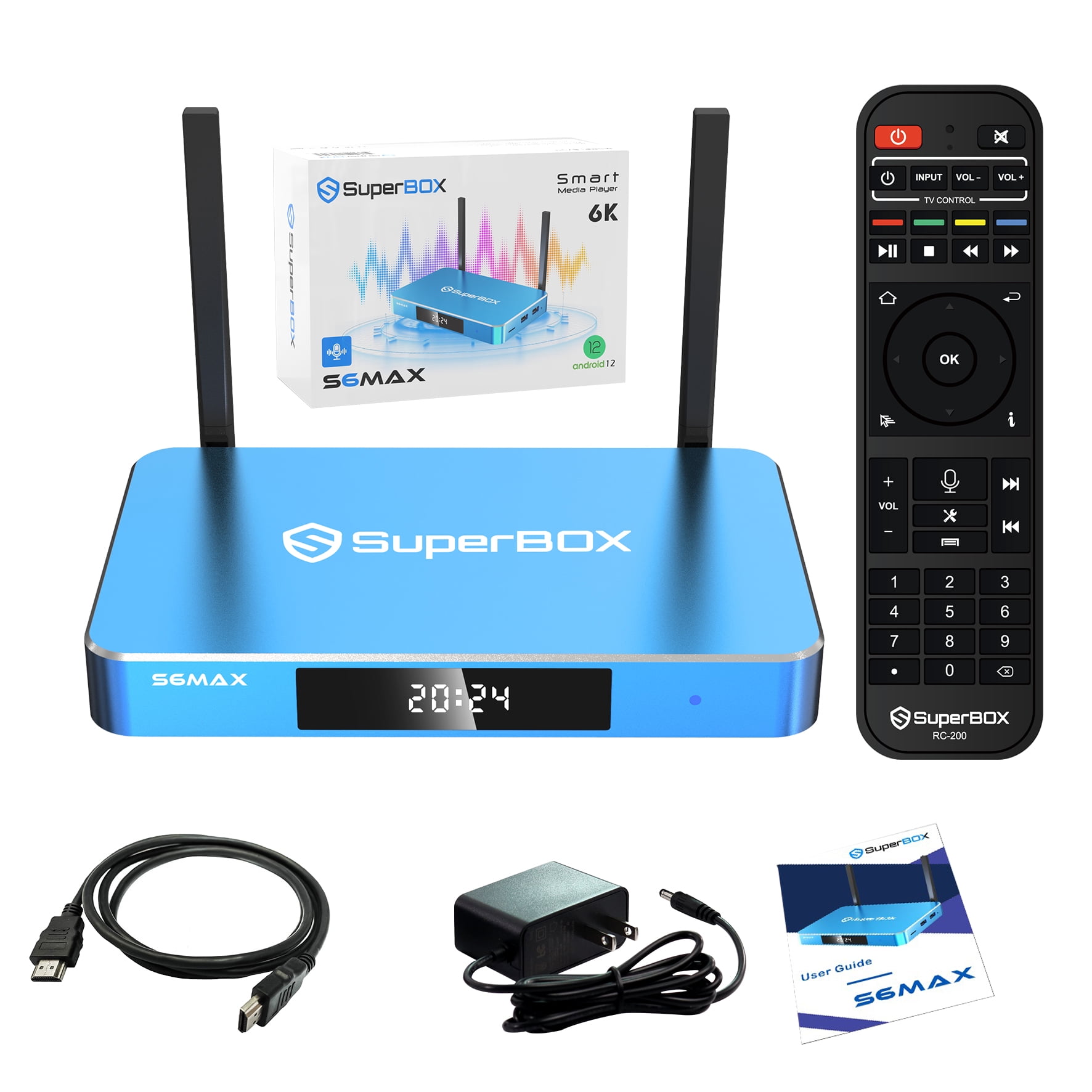 2025 New S6 Max 4G RAM 64G ROM Dual-Band WiFi 6,Android 12 with 1*HDMI ...