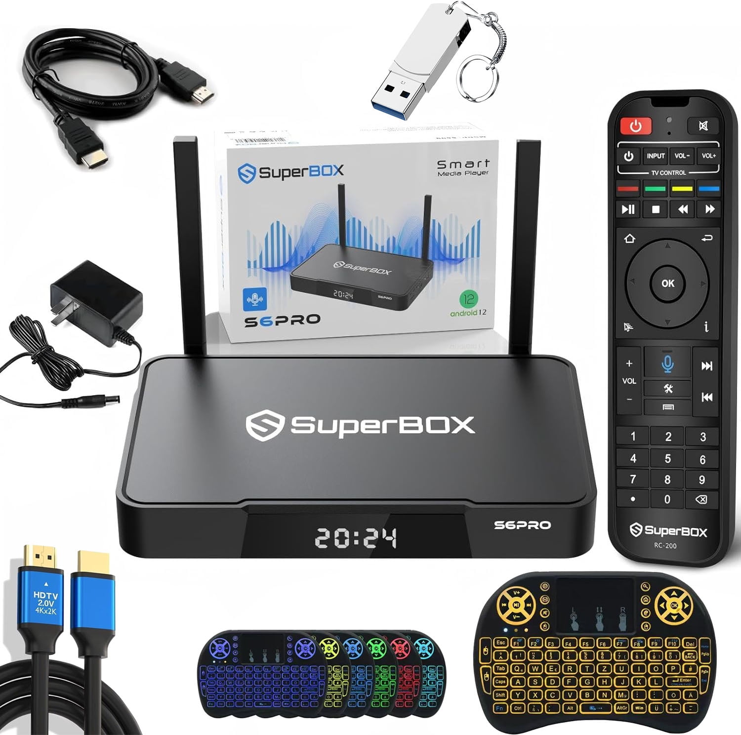 2025 New S6 Pro 4G RAM 32G ROM Dual-Band WiFi 6,Android 12 with 1*HDMI ...