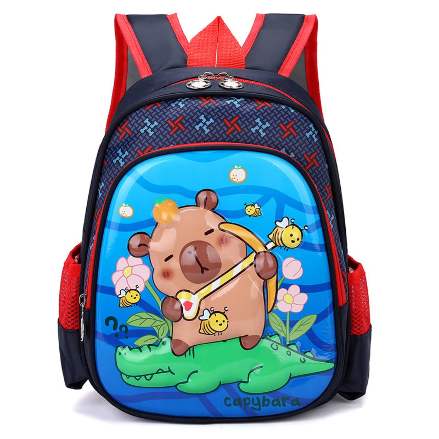 2025 New Schoolbag, Capy Bara Cartoon Lightweight Comfortable Large Capacity Book Bag,Birthday ...