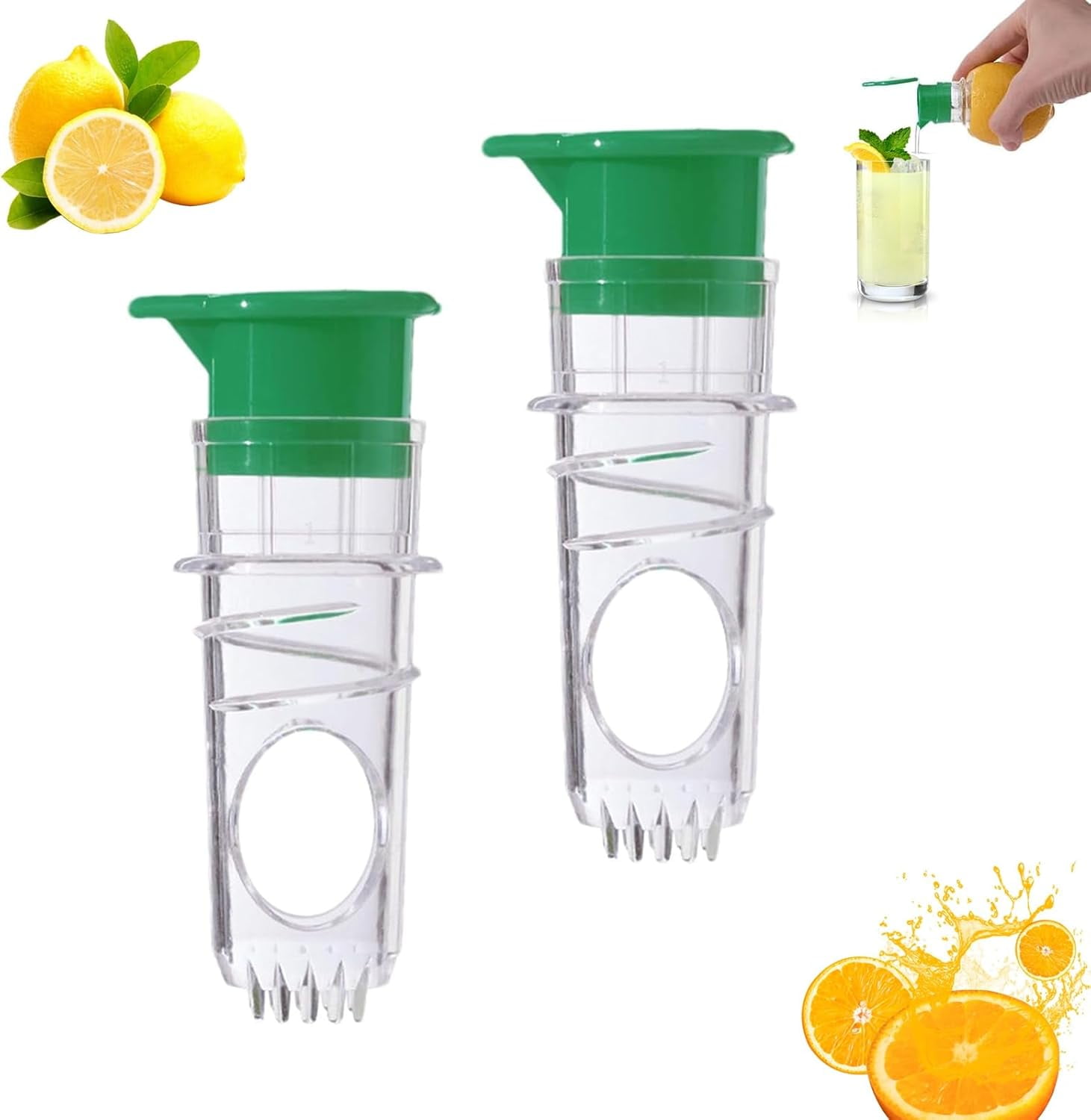 2025 New Screw Top Lemon Squeezer, Handheld Lemon Mini Squeezer with ...