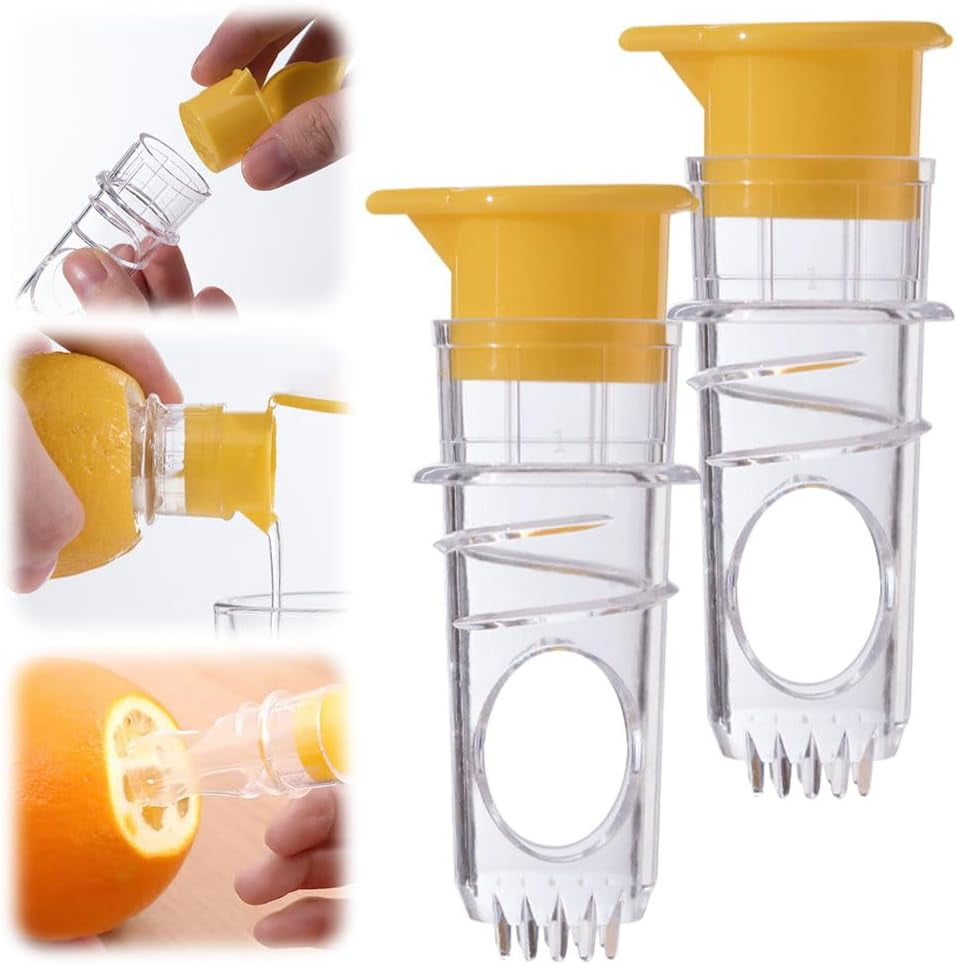 2025 New Screw-Top Lemon Squeezer, Plastic Lemon Squeezers, Handy Juice ...