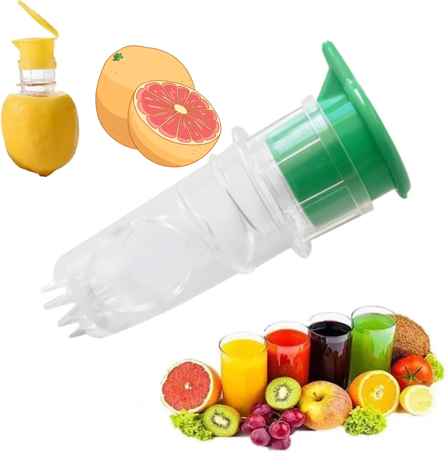 2025 New Screw-Top Lemon Squeezer, Plastic Lemon Squeezers, Handy Juice ...
