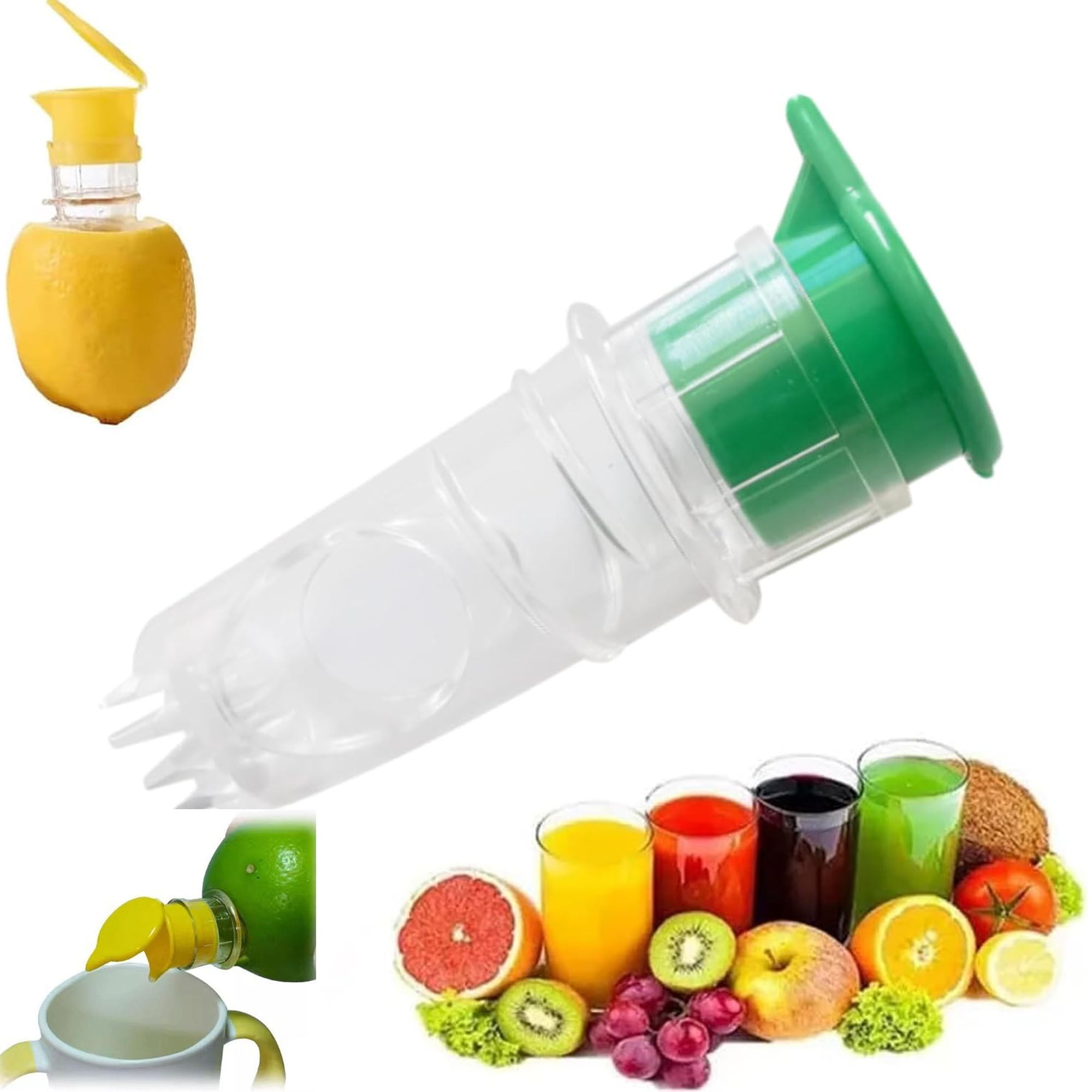 2025 New Screw-Top Lemon Squeezer, Plastic Lemon Squeezers, Handy Juice ...