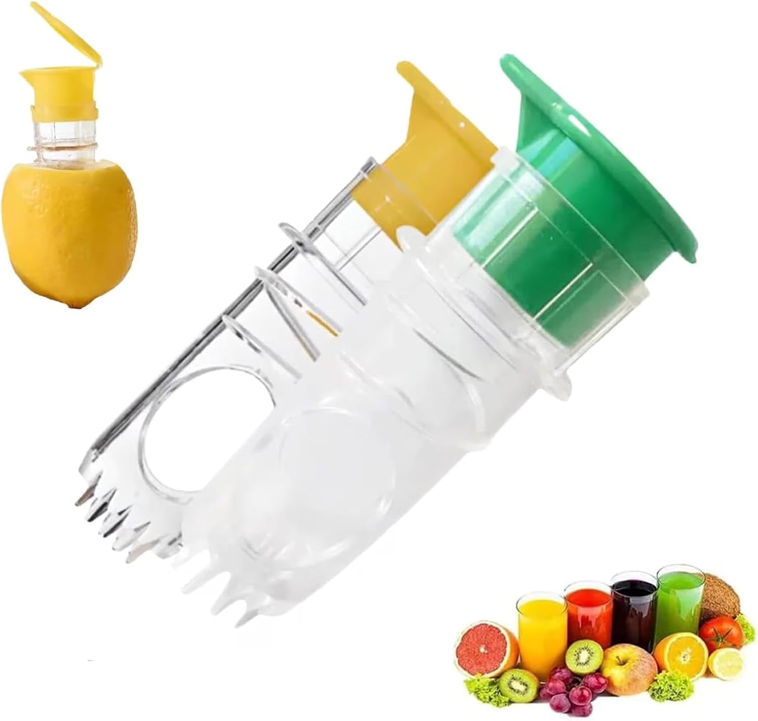 2025 New Screw-Top Lemon Squeezer, Plastic Lemon Squeezers, Handy Juice ...