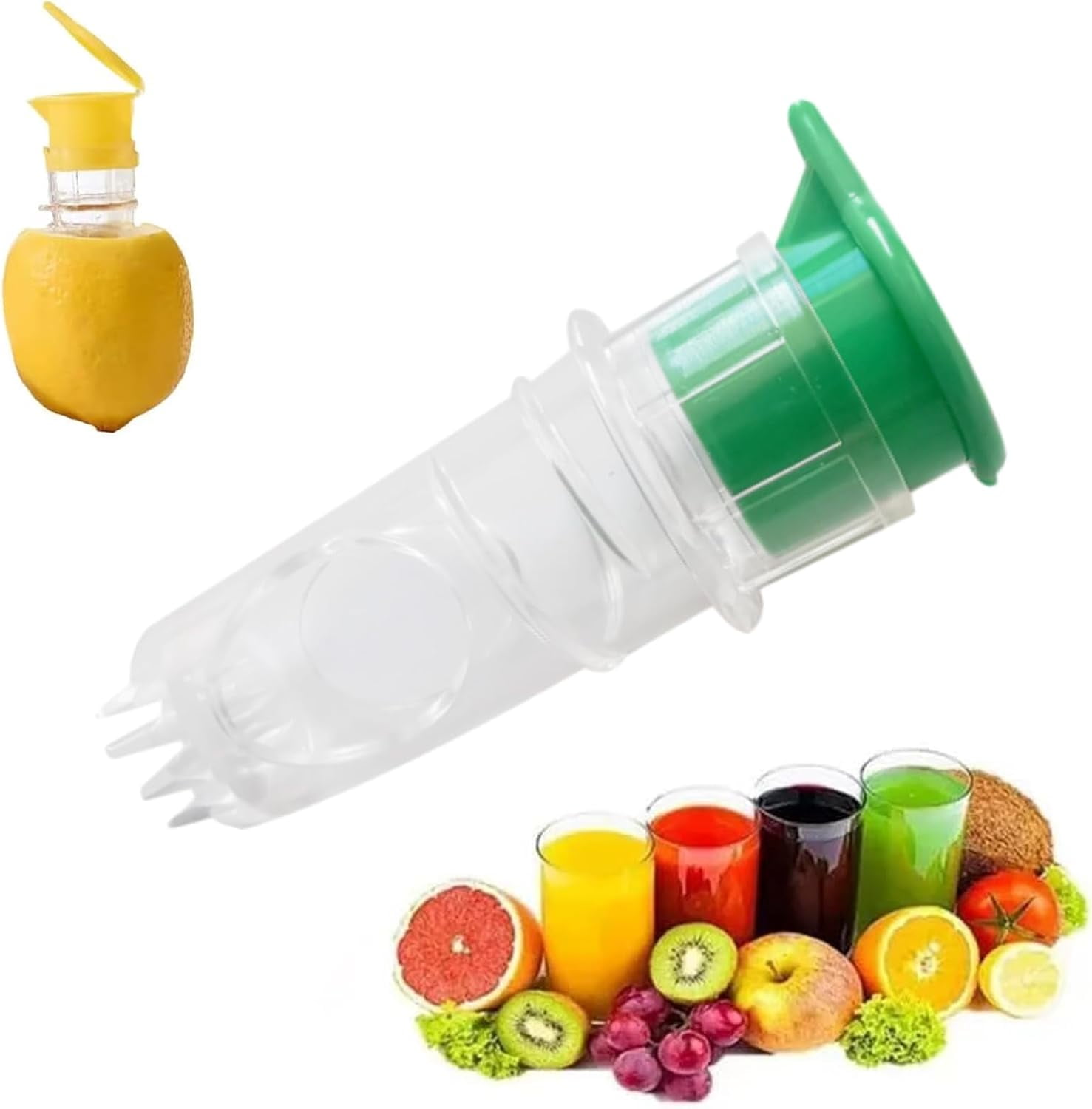 2025 New Screw-Top Lemon Squeezer, Plastic Lemon Squeezers, Handy Juice ...