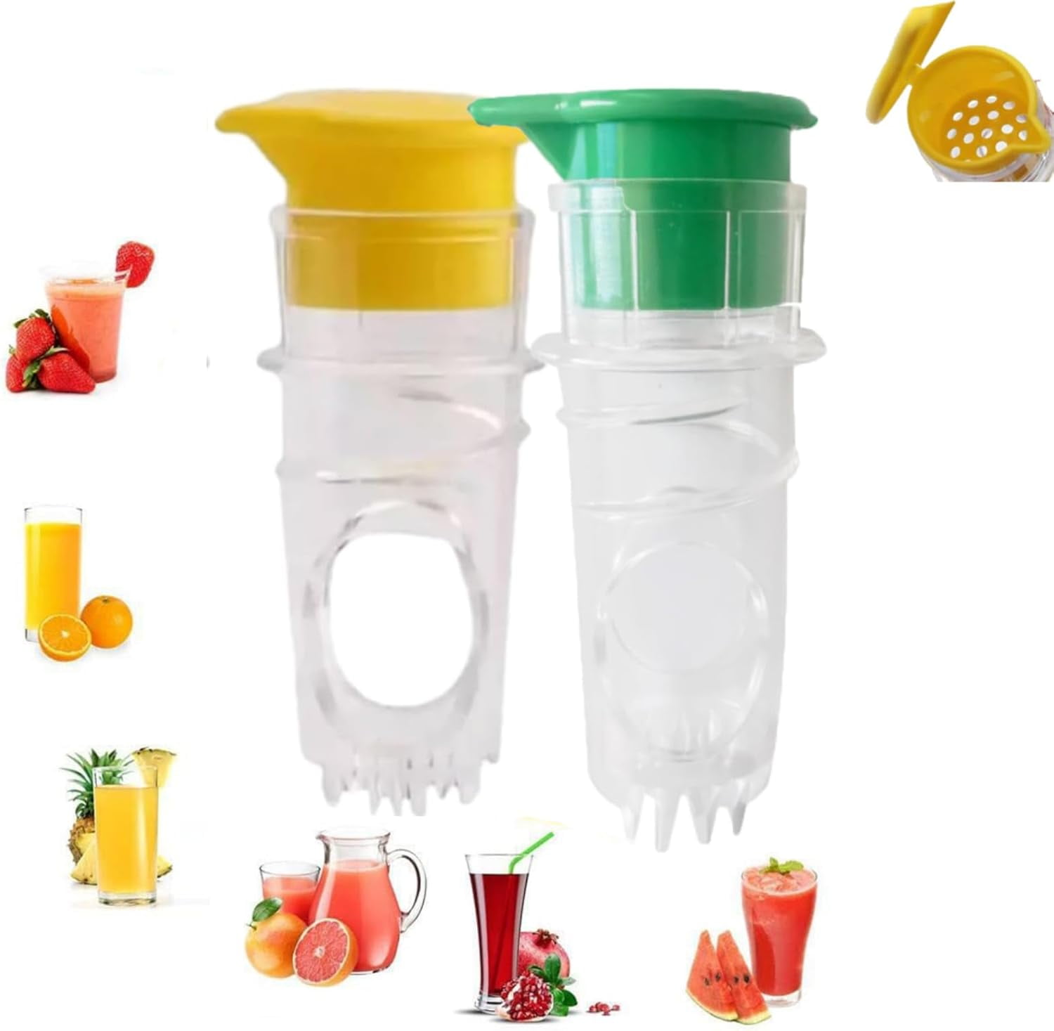 2025 New Screw-Top Lemon Squeezer, Plastic Lemon Squeezers, Handy Juice ...