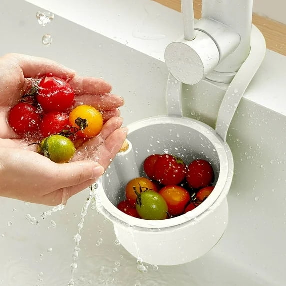 2025 New Self-Cleaning Kitchen Sink Food Waste Catcher Faucet Hanging ...