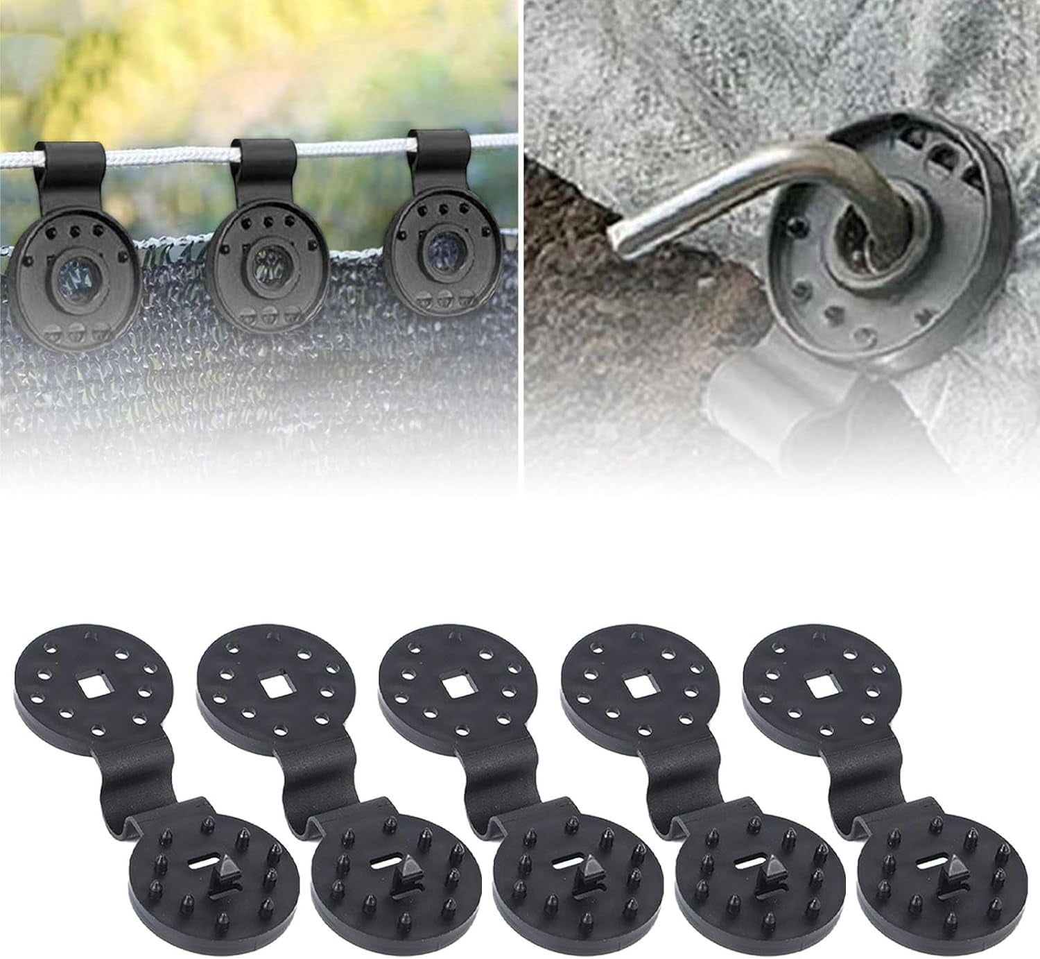 2025 New Shade Cloth Clips & Sunscreen Net Clips – 100 Pcs Heavy Duty ...