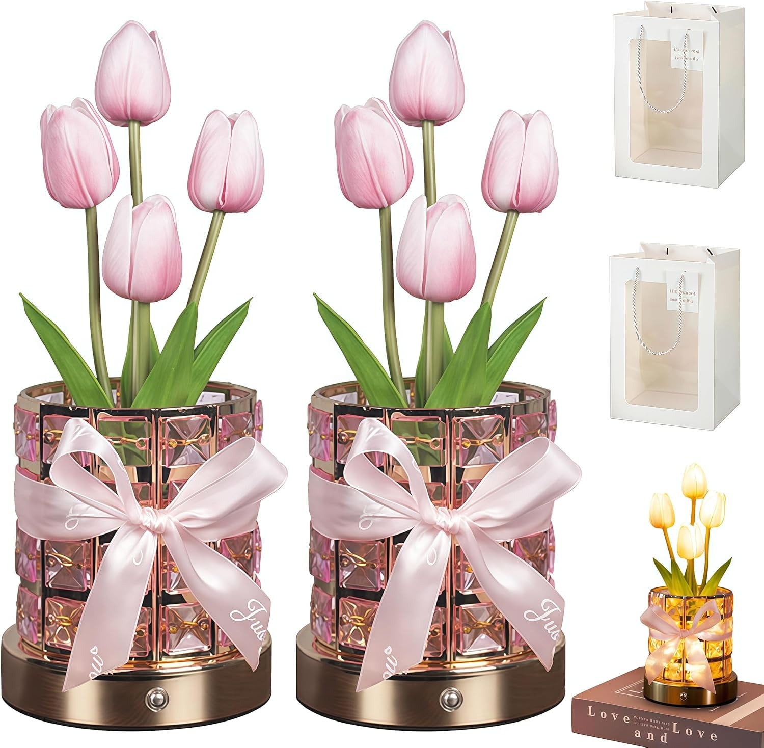 2025 New Sherum Tulip Bloom Light, Vueeze Tulip Bloom Light, 3 Colors ...