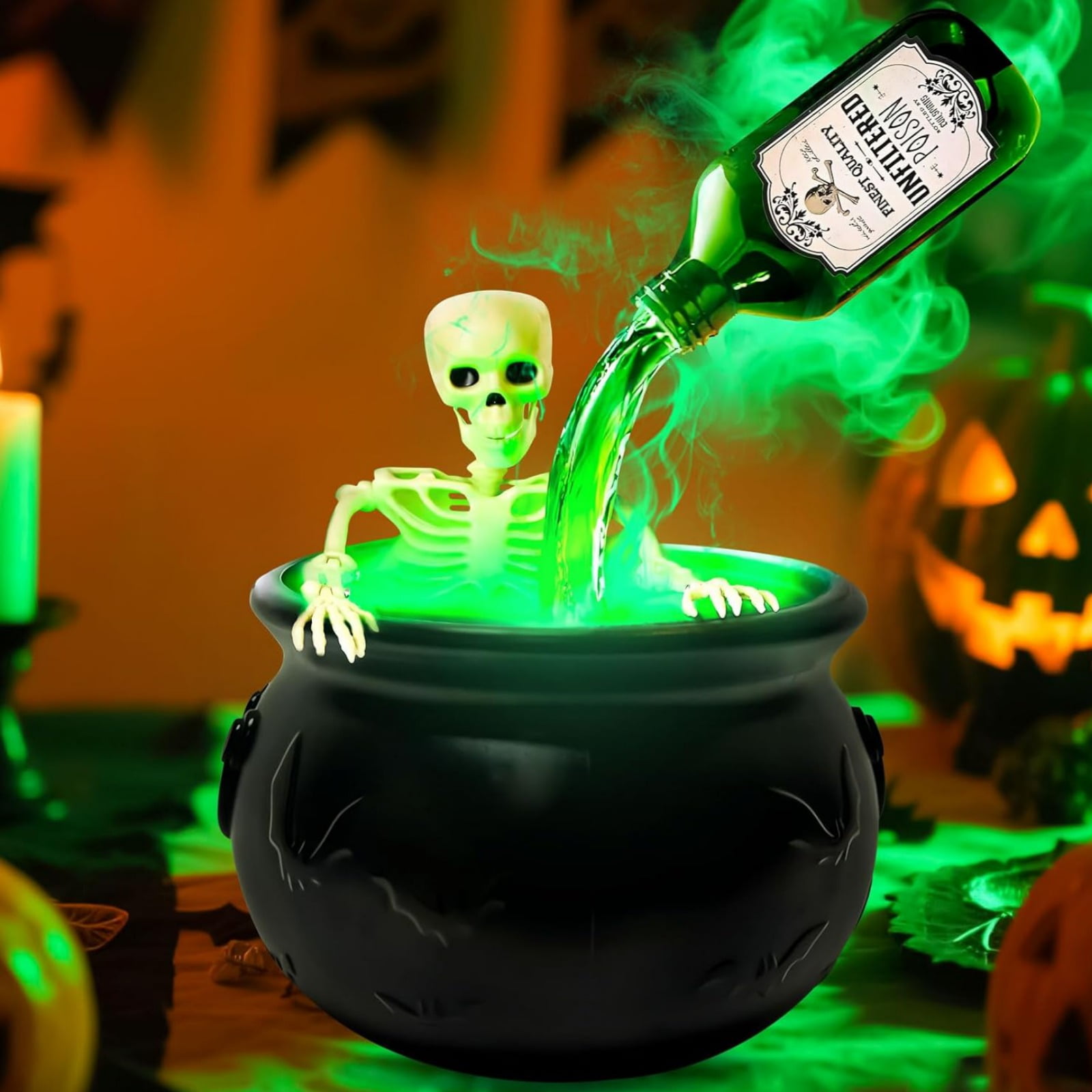 2025 New Skeleton Potion Witches Cauldrons, Cauldron Diffuser Halloween ...
