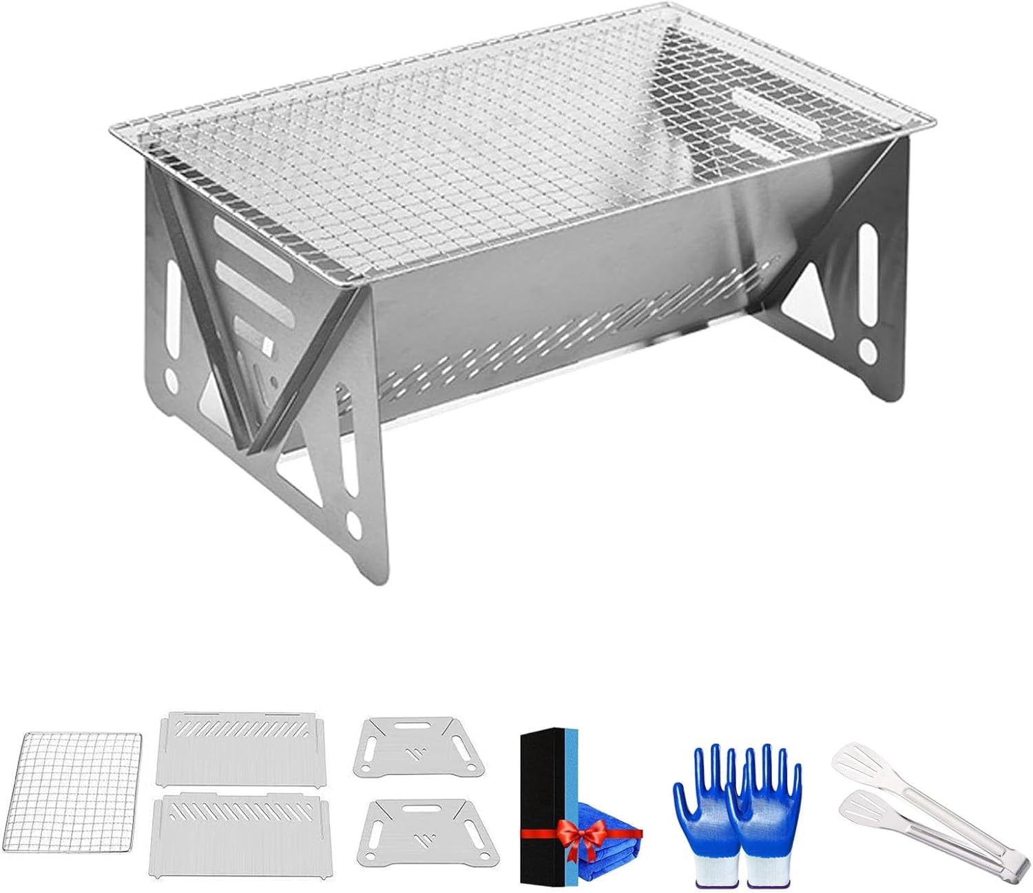 2025 New Slot Grill - Collapsible BBQ Grill for Easy Storage Steel ...
