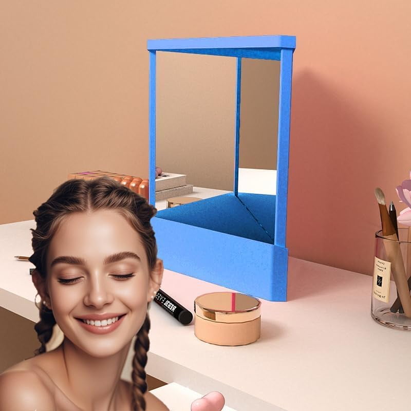 2025 New Small True Mirror, Non Reversing Mirror, Precision True Vanity Makeup Mirror, Non ...