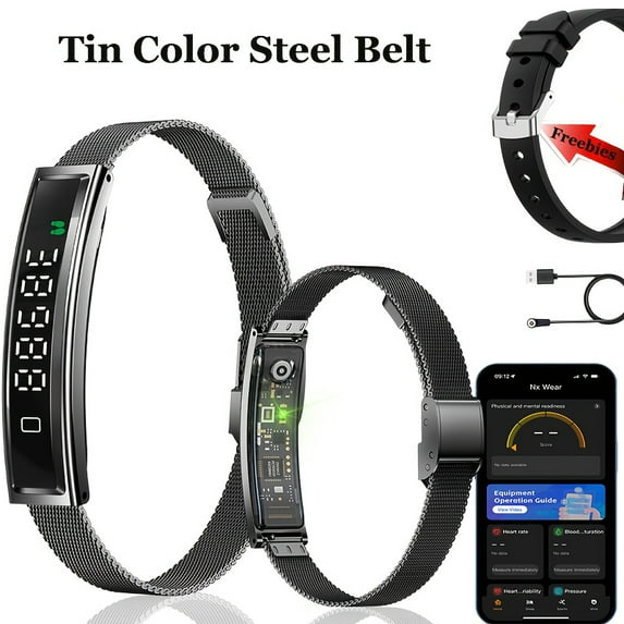 2025 New Smart Bracelet, Health & Fitness Tracker with Pedometer, Sleep ...
