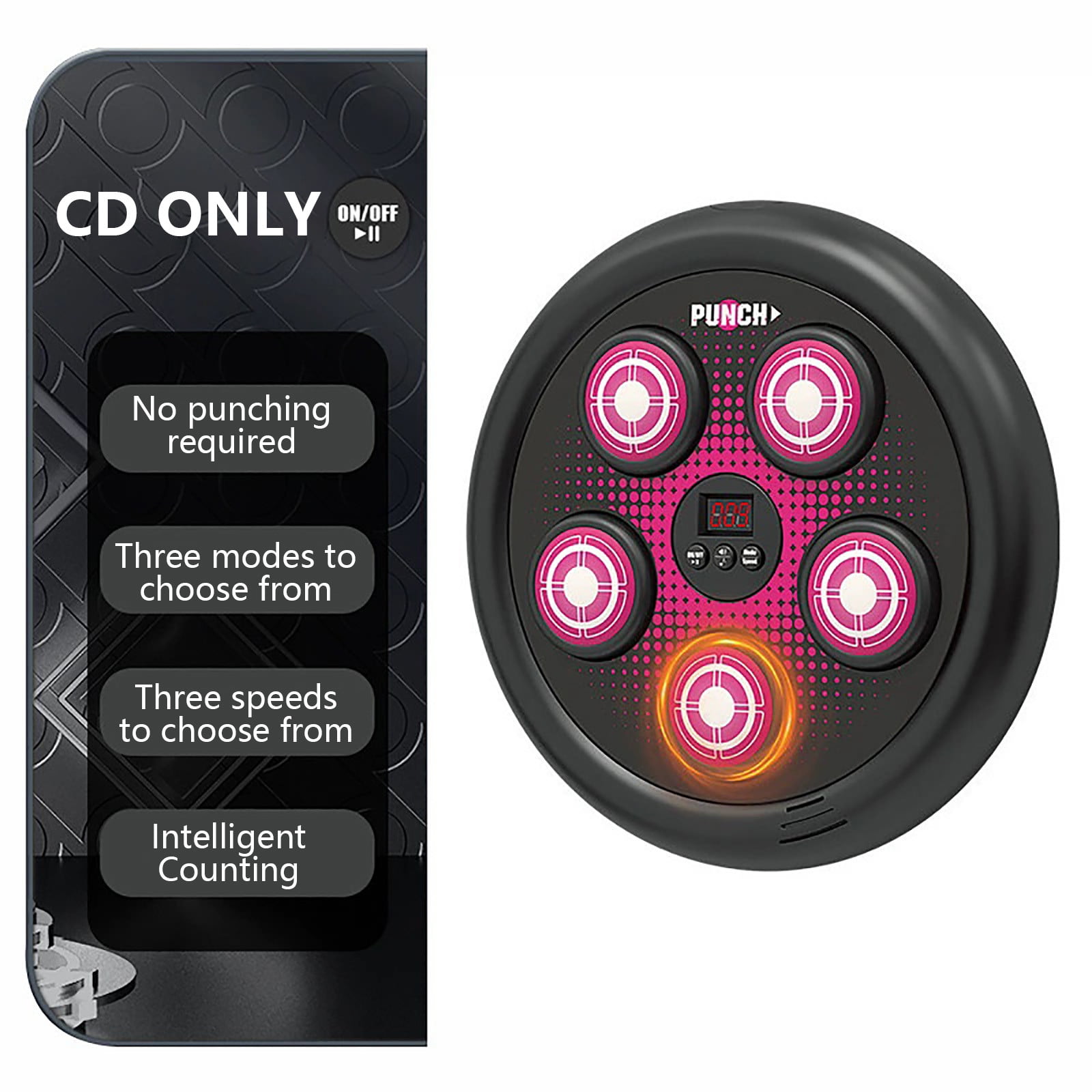 2025 New Smart Music Boxing Machine - Wall Mounted Music Punching Pad ...