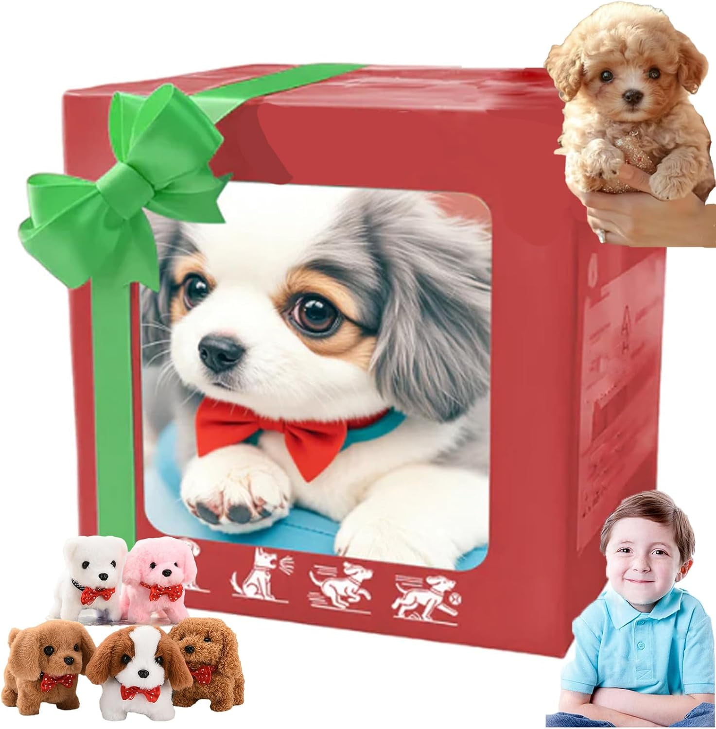 2025 New Smart Robot Dog – Interactive AI Robotic Puppy That Walks, Barks, Wags Tail, and Sits ...