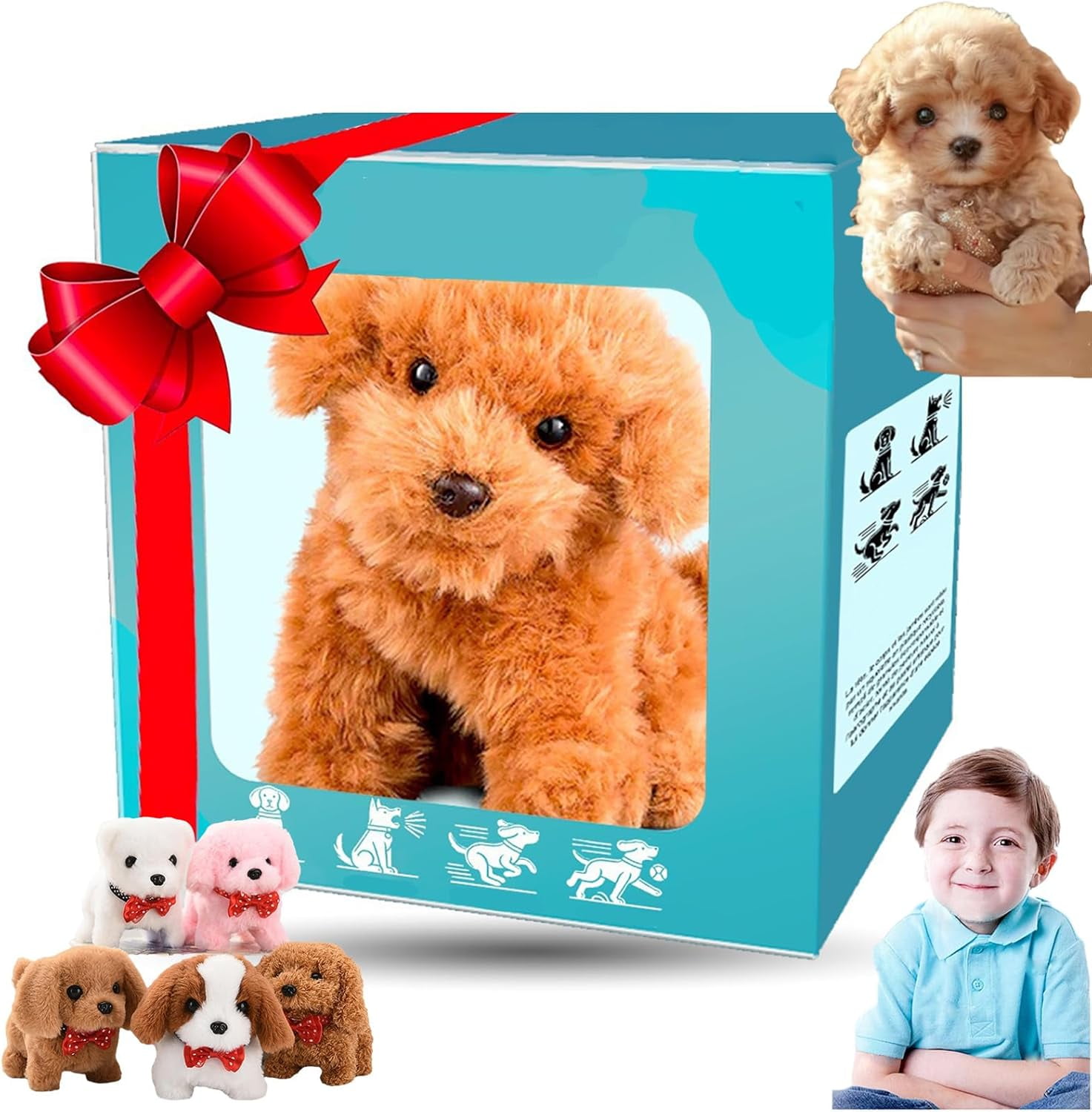 2025 New Smart Robot Dog – Interactive AI Robotic Puppy That Walks, Barks, Wags Tail, and Sits ...