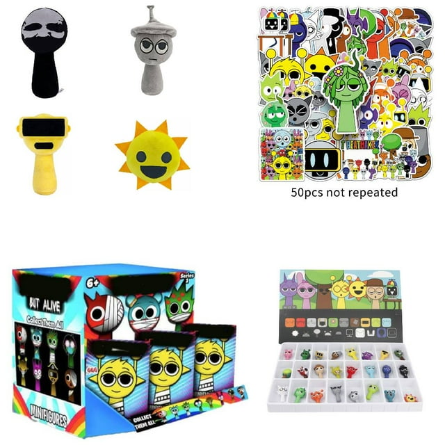 2025 New Sprunki Plush,Cute Fun Bot Plushies Toy for Fans Gift, Soft ...