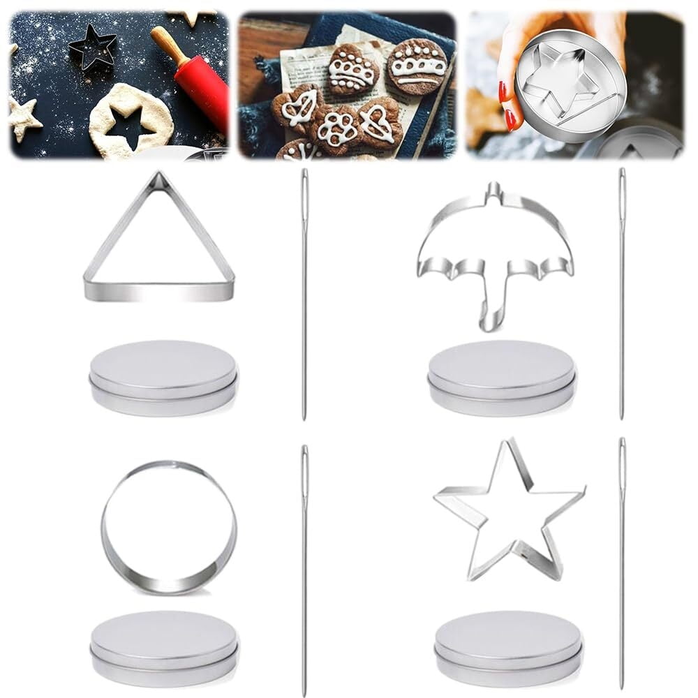 2025 New Stainless Steel Cookie Cutters Biscuits Mold, Candy Making ...