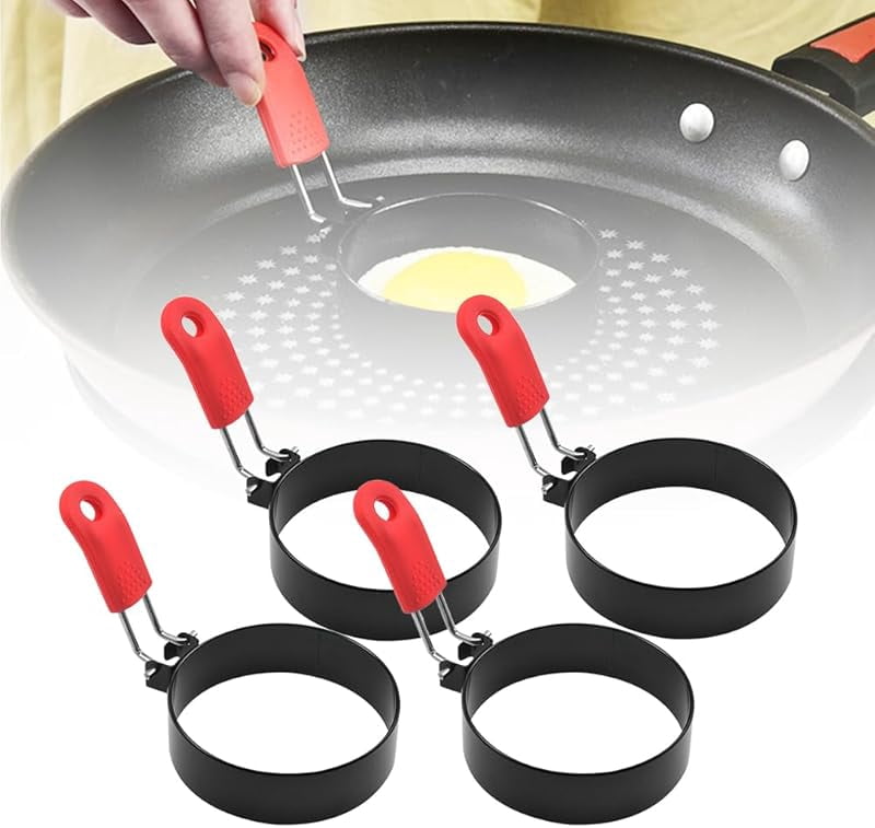 2025 New Stainless Steel Egg Rings for Frying - Round Cooker Rings ...