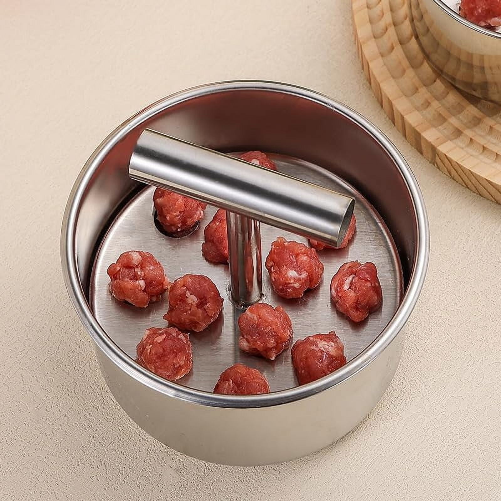 2025 New Stainless Steel Meatball Maker, 6/12 Holesl Meatball Maker ...