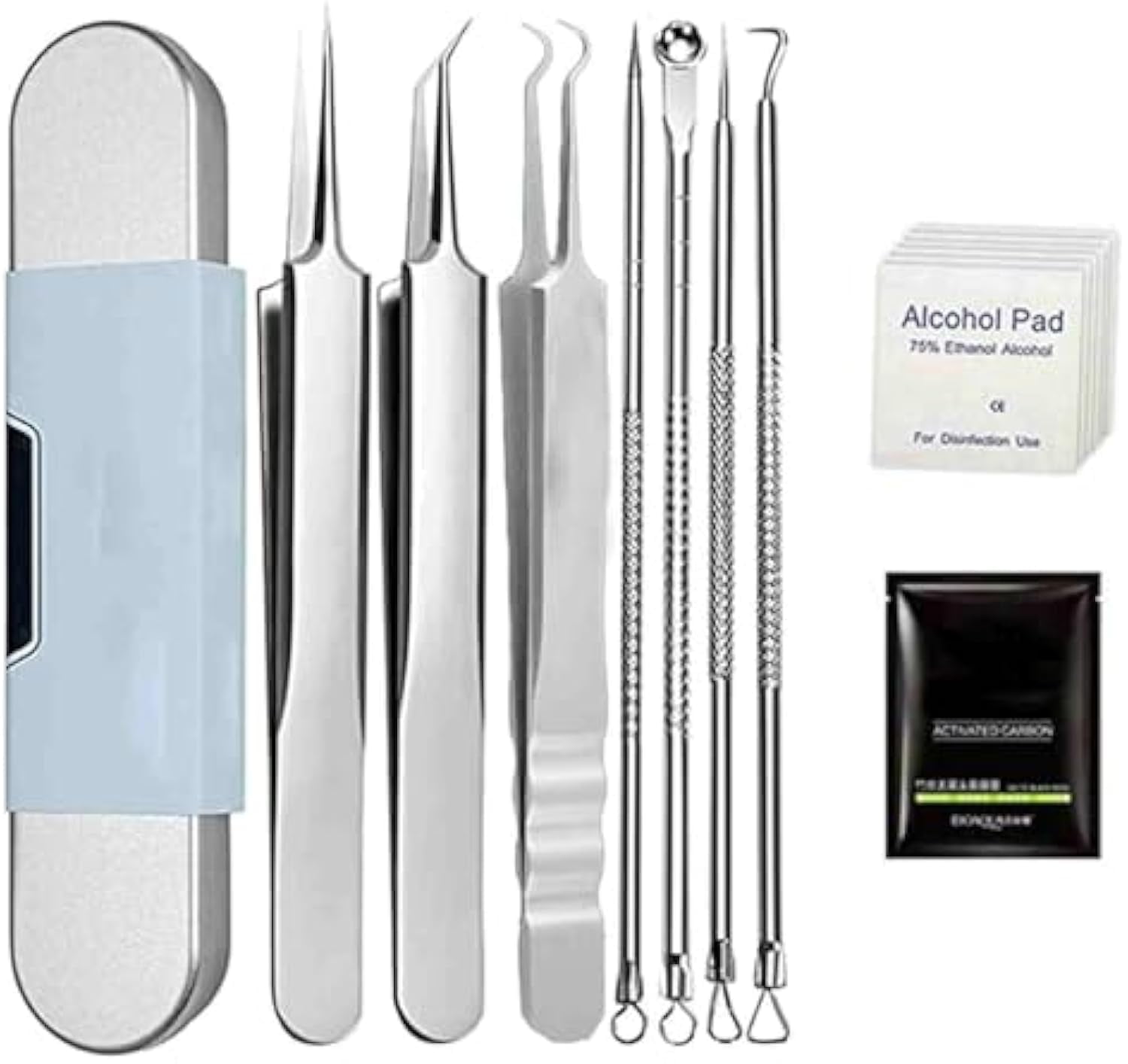 2025 New Stainless Steel Remover Tools Kit, Medical Grade Blackhead ...